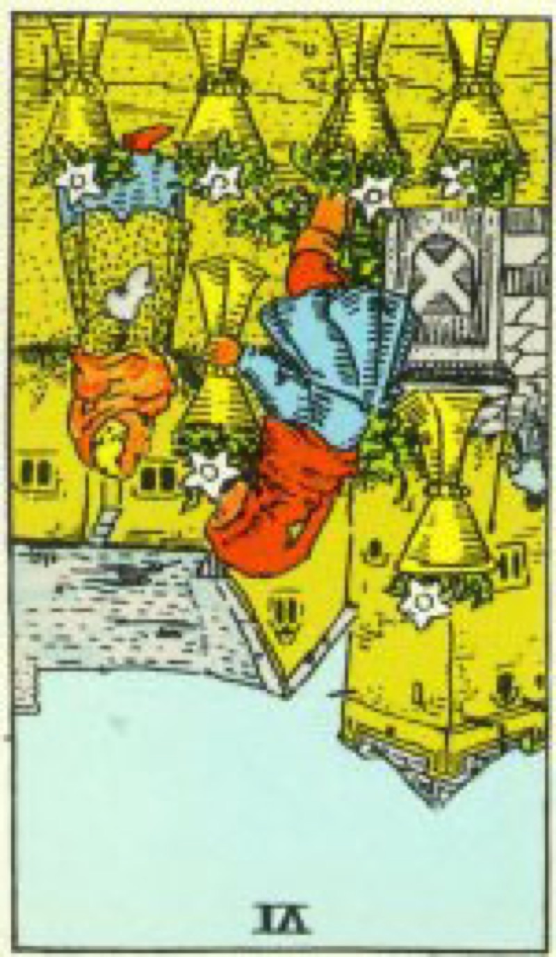 Tarot Card: Six of Cups Reversed